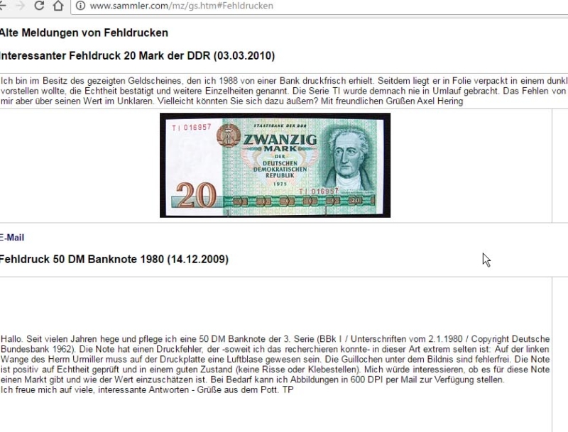 13 Fragen zur Online-Plattform sammler.com - Banknoten, Geldscheine ...